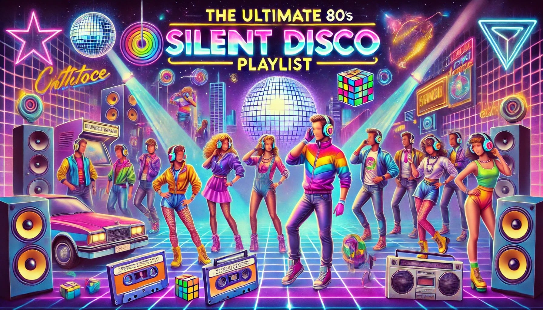 The Ultimate 80’s Silent Disco Party Playlist